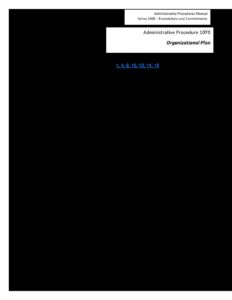 AP 1070 Organizational Plan | Interlake School Division