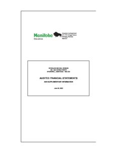 2021 2022 Statements | Interlake School Division